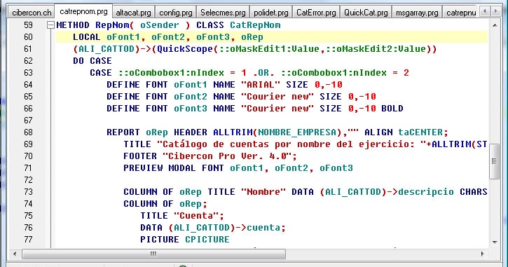 Administración de Base de Datos / Lenguajes de Interfaz: Programa Fuente