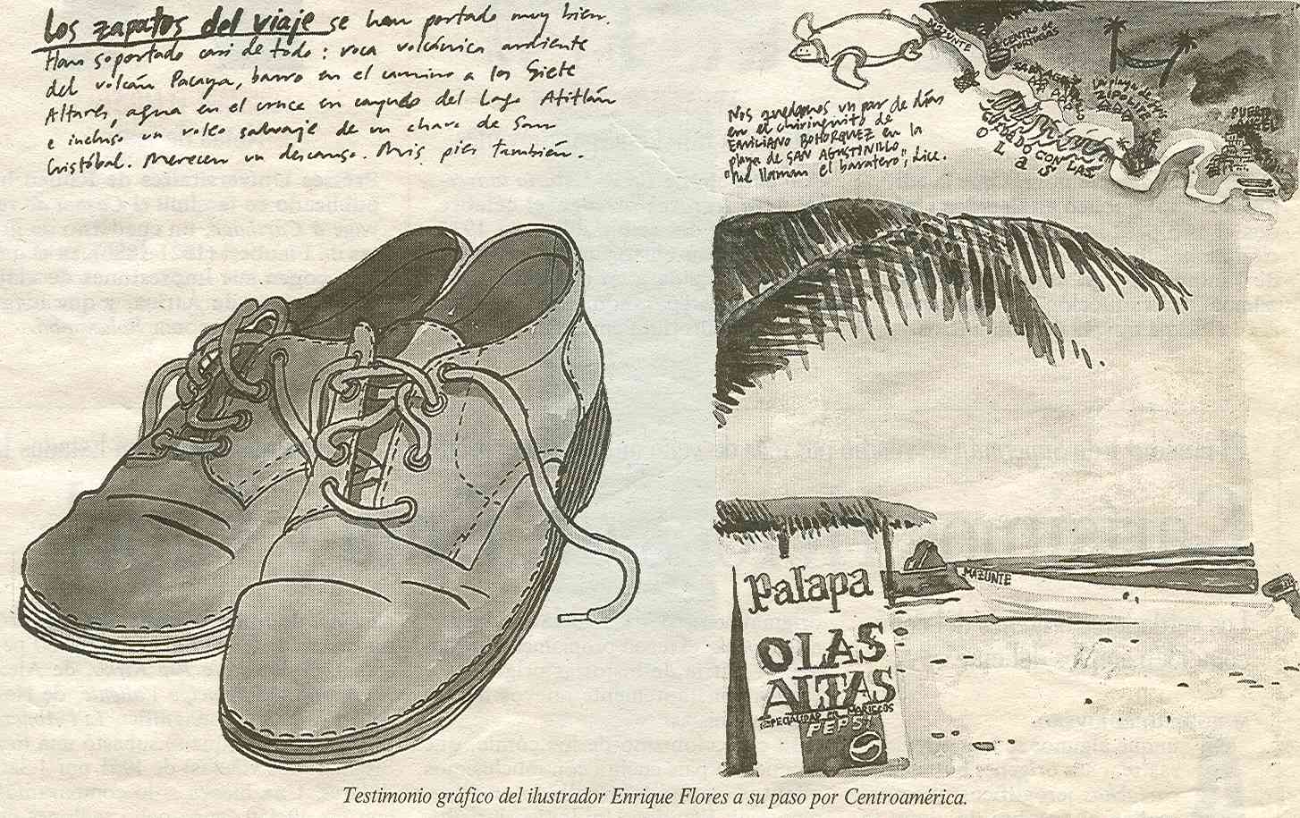 de vuelta con el cuaderno: ZAPATOS VS CAMINANTES