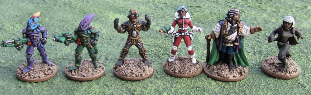 Analogue Hobbies: From TimB: 28mm Assorted Sci-Fi Figures (30 points)