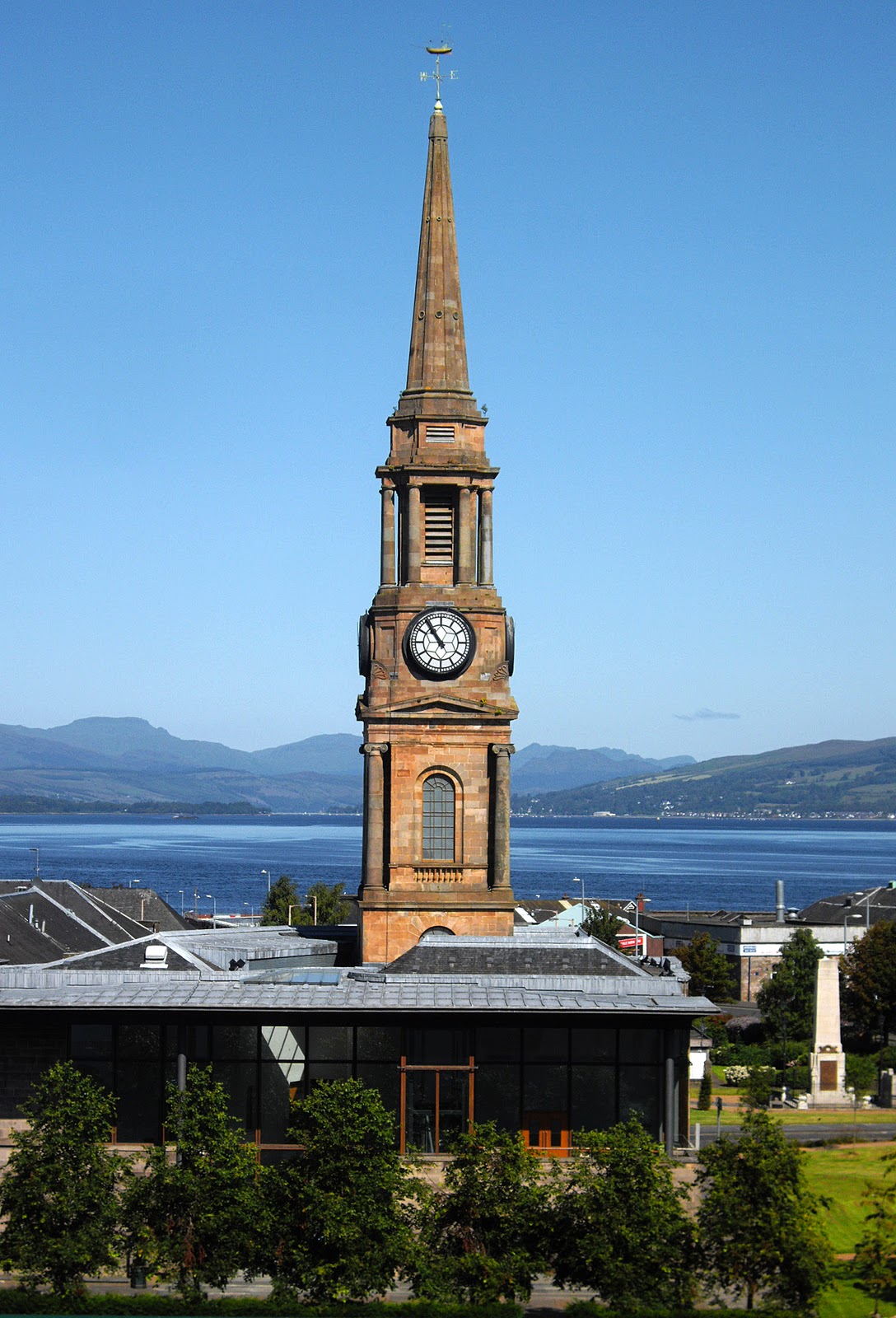 John Parker Pics: Port Glasgow Clock Tower and War Memorial