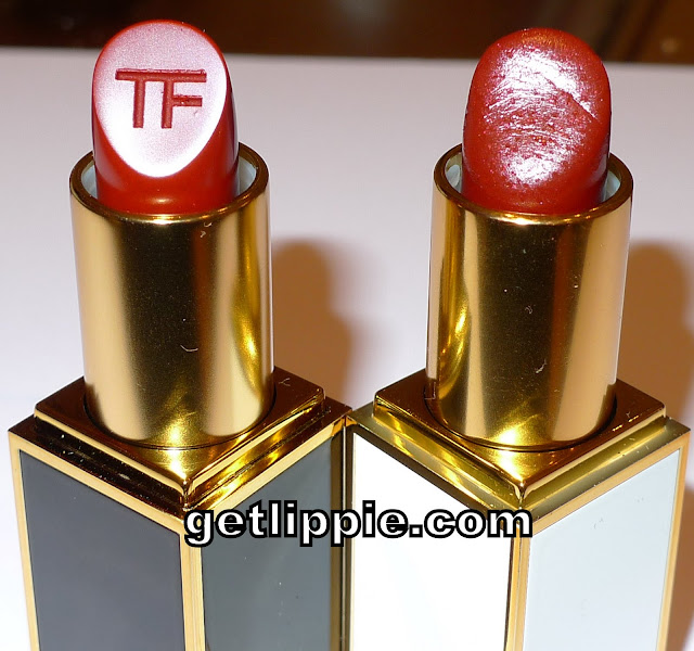 Tom Ford Scarlet Rouge Lipstick - Swatches & Comparisons - Get Lippie