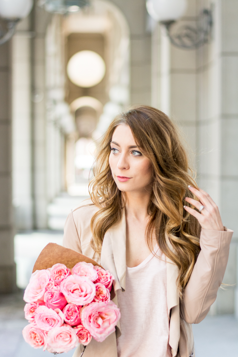 OOTD - Blush Leather Jacket | La Petite Noob | A Toronto-Based Fashion ...