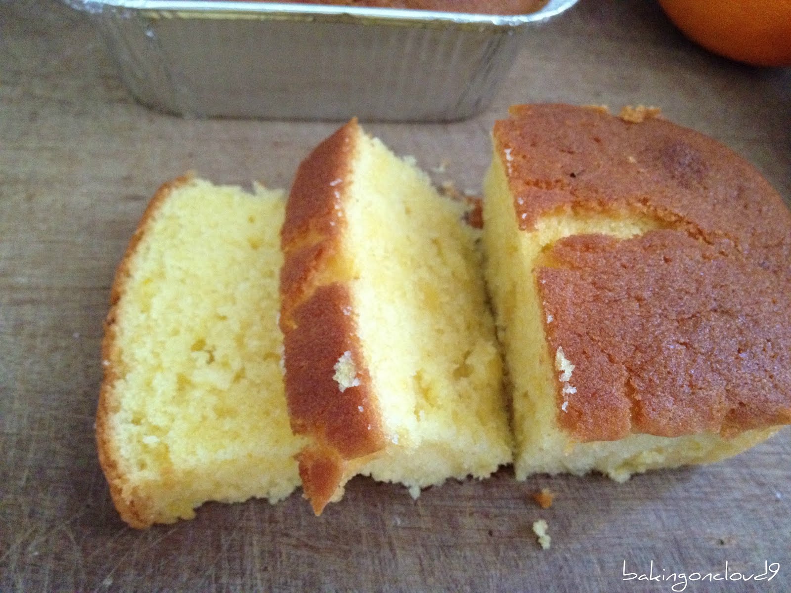 Baking on Cloud 9: Orange butter cake