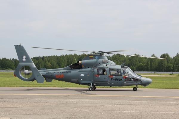 MIRAGEC14: Lithuanian Air Force receives first AS-365 Dauphin For SAR ...