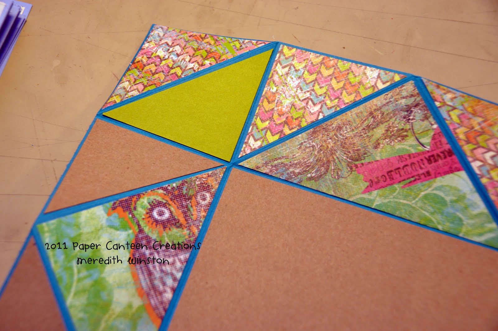 Paper Canteen Creations: Bombshell Tutorial - Napkin Fold Card