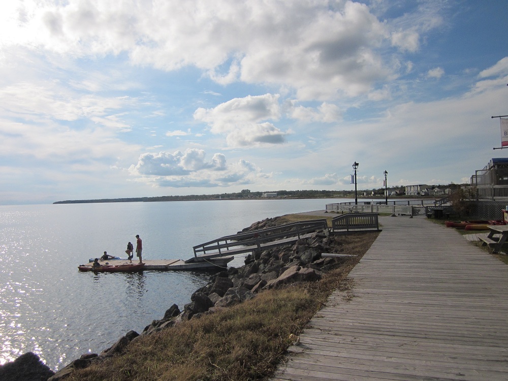 Pedaling PEI: Summerside harbour.