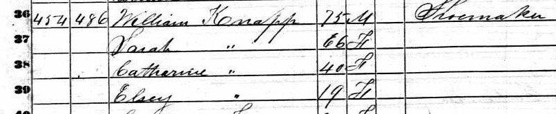 Family Tree Maker User: Genea-Musings - Knapp in 1850