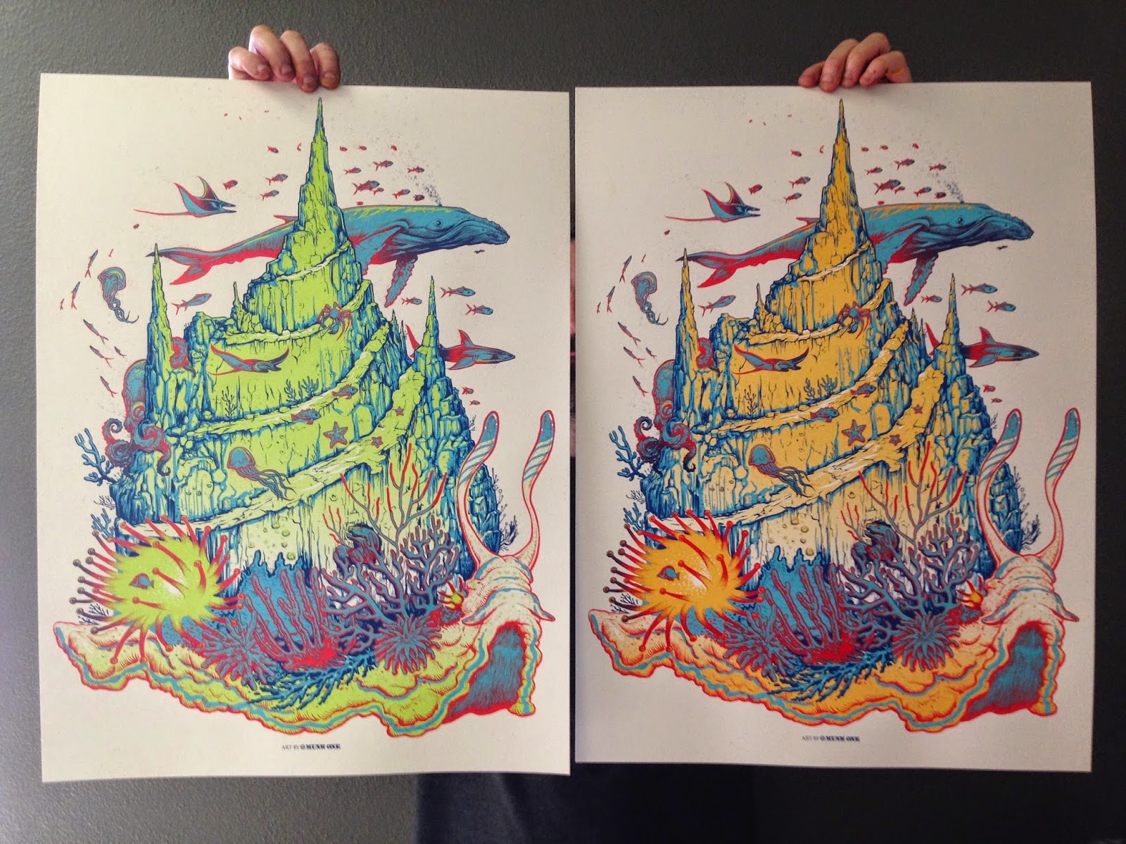 INSIDE THE ROCK POSTER FRAME BLOG: Munk One & PangeaSeed Fragile ...