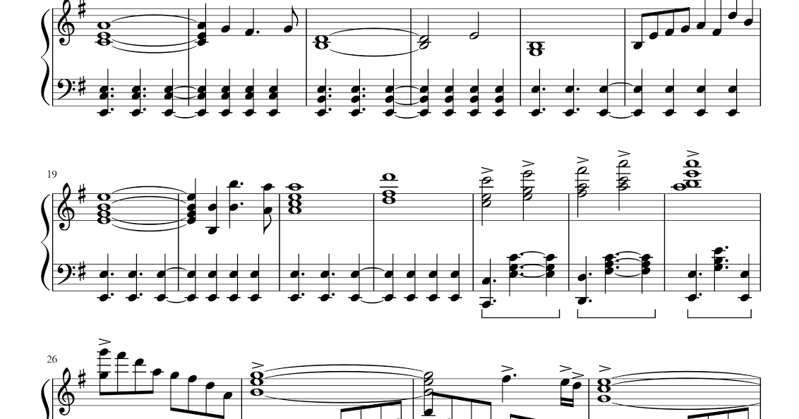 在地图上的某一处: FFXV Episode Ignis Battle Theme Piano Solo Sheet Music