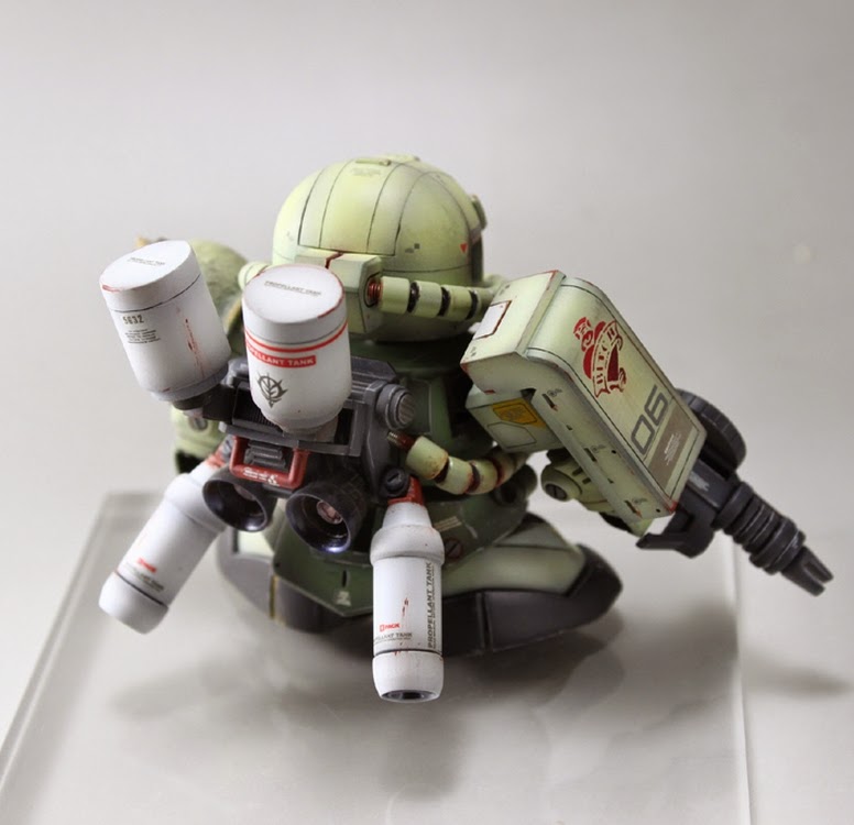 Custom Build: SD Zaku II Super Back Pack - Gundam Kits Collection News ...