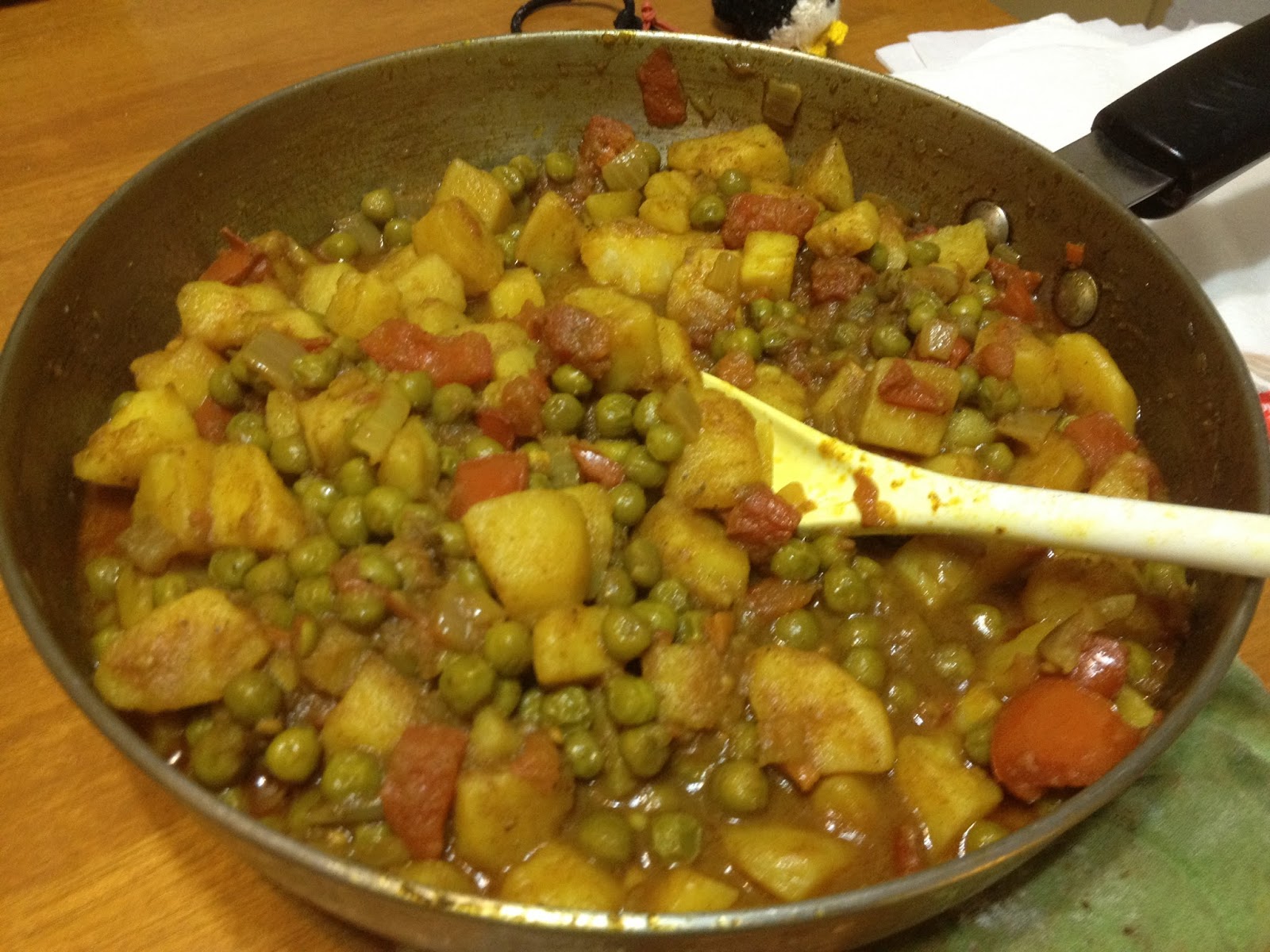 All You Eat is Vegetables?: Aloo Mattar