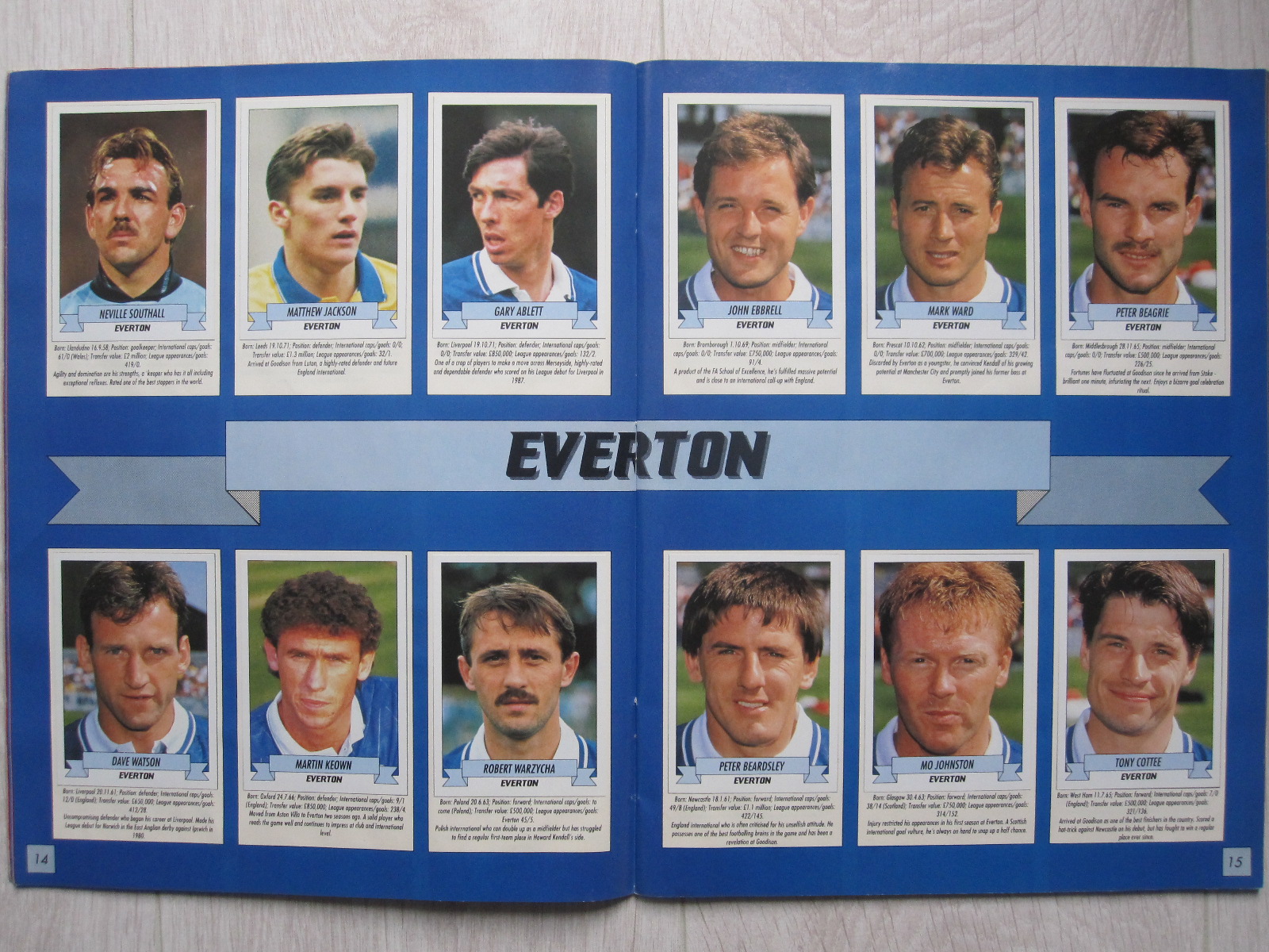 Only Good Stickers: Panini Football '93 (England)