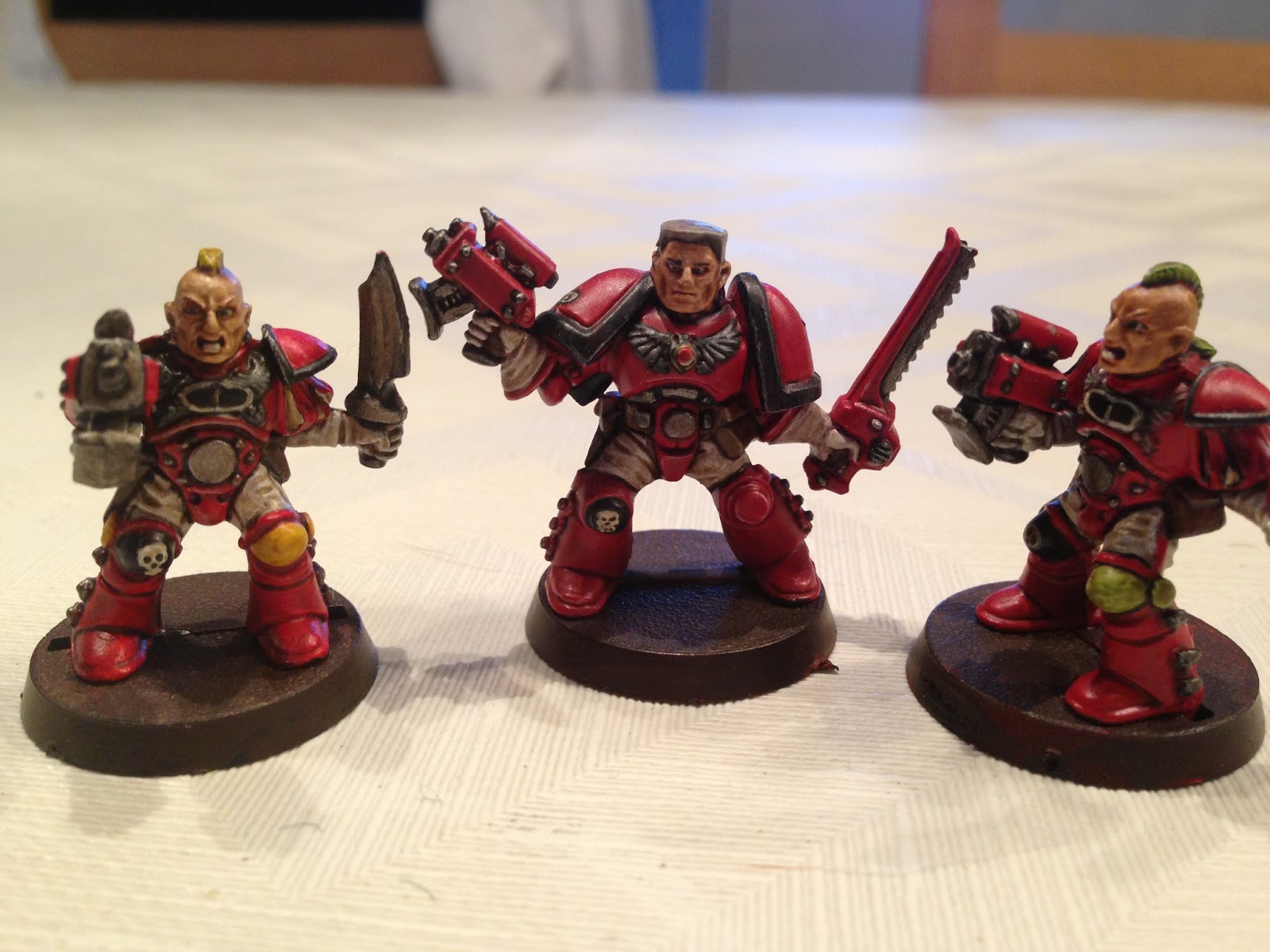 ScratchBox's Warhammer Project: Warhammer 40K Blood Angels Scouts
