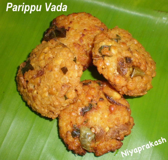 Niya's World: Parippu Vada