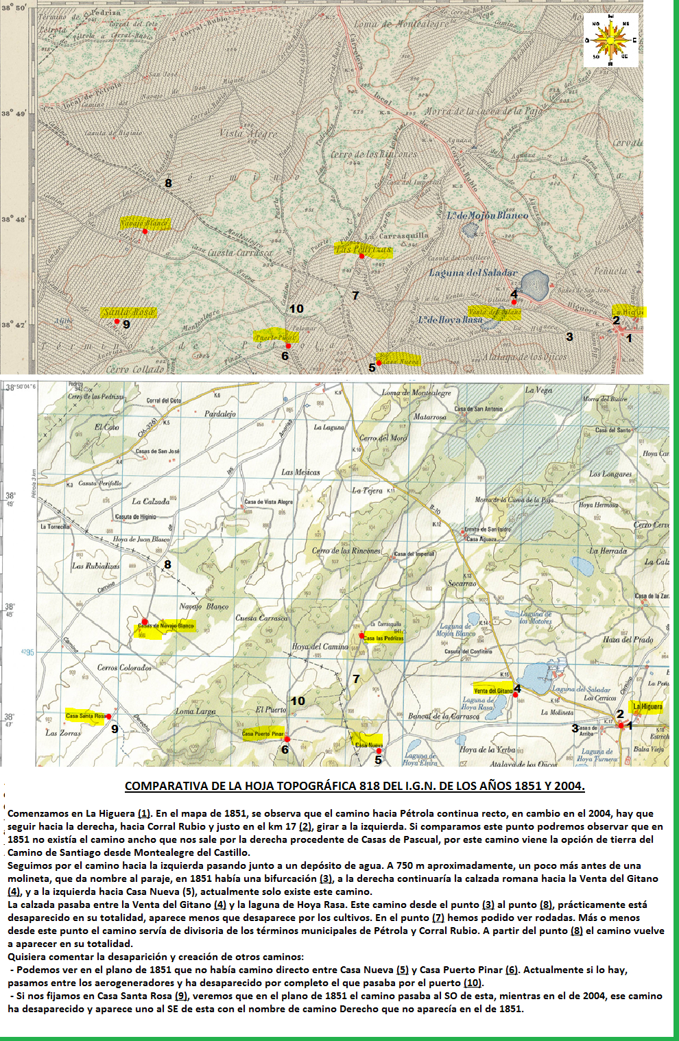 EL CAMINO DE ANÍBAL, DE CAUDETE A ALBACETE.: Descripción y mapas de la ...