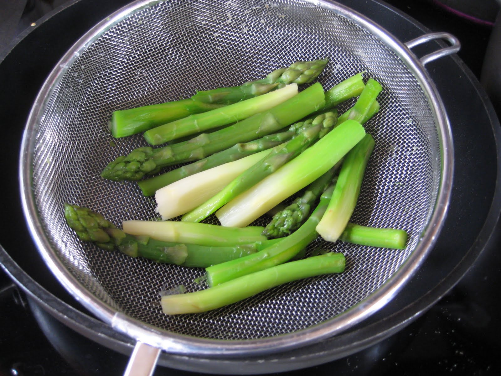 AIDAN LARSON: Seasonal Sunday--Asparagus Mousse & Shrimp Bake