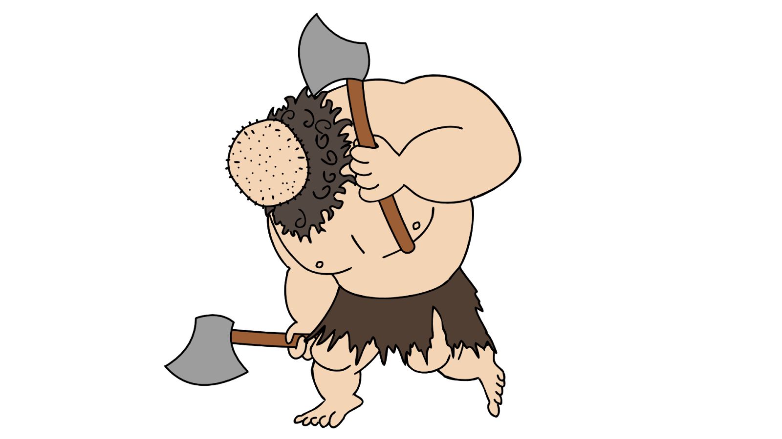 George's Menagerie of Cartoon Oddities: Gonad the Barbarian, my latest ...