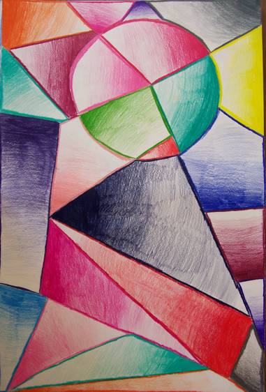 The Lost Sock : Using Value in Cubism