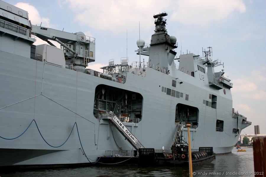 Life inside the London 2012 Olympic Park: On Board HMS OCEAN - Op OLYMPIC