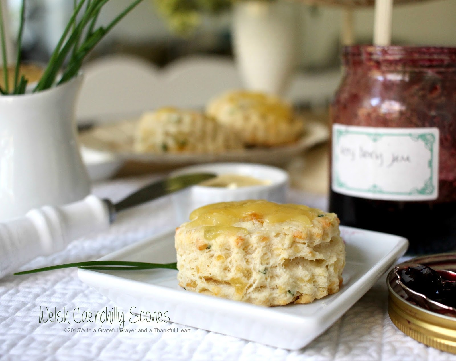 Welsh Caerphilly Cheese Scones - Grateful Prayer | Thankful Heart