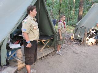 Purple Chickens at H Roe Bartle Scout Camp