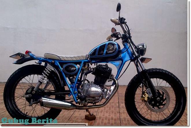 Beberapa Model Gambar Modifikasi Motor CB Klasik 2014 ~ DUNIAOTOMOTIF