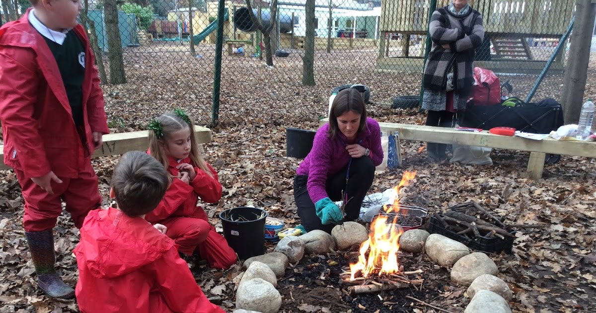 Mead Primary: Final Forest School Fire!