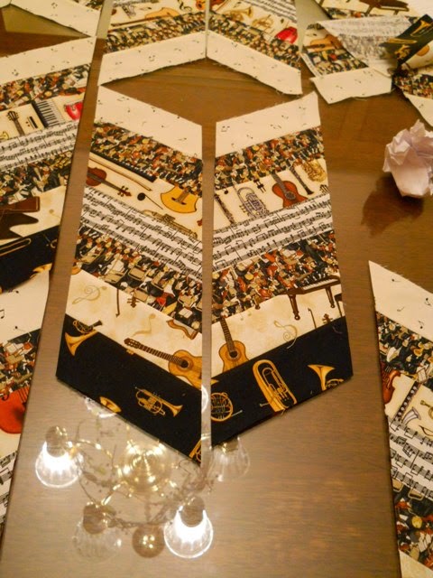 Snug Harbor Quilts: Musical Table Runner