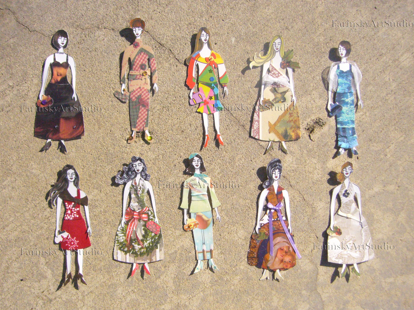 Farinsky Art Studio: Denise Farinsky--Artist and Illustrator: Paper ...