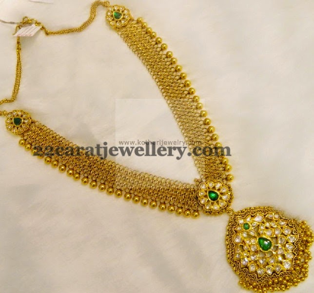 Fascinating Kundan Set by Kothari - Jewellery Designs