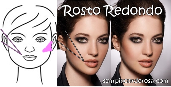 Scarpin cor de rosa: Como aplicar blush.