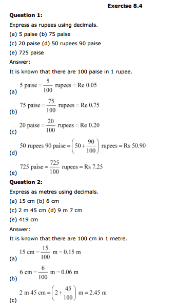 NCERT Text Book Solutions: Ncert Solutins For class 6th Maths: Chapter ...