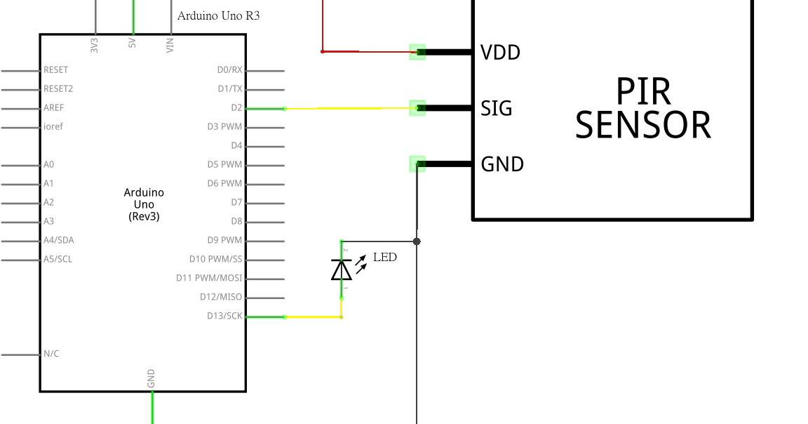 貓哥的Arduino日誌: 筆記 Arduino 被動式紅外線偵測器(人體感應模組) PIR Motion Sensor