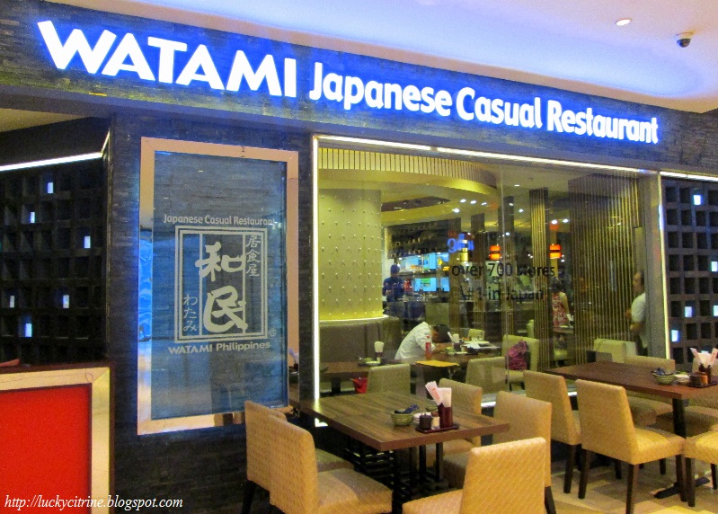 Lucky Citrine: Watamazing Dishes at Watami, Shangri-La East Wing