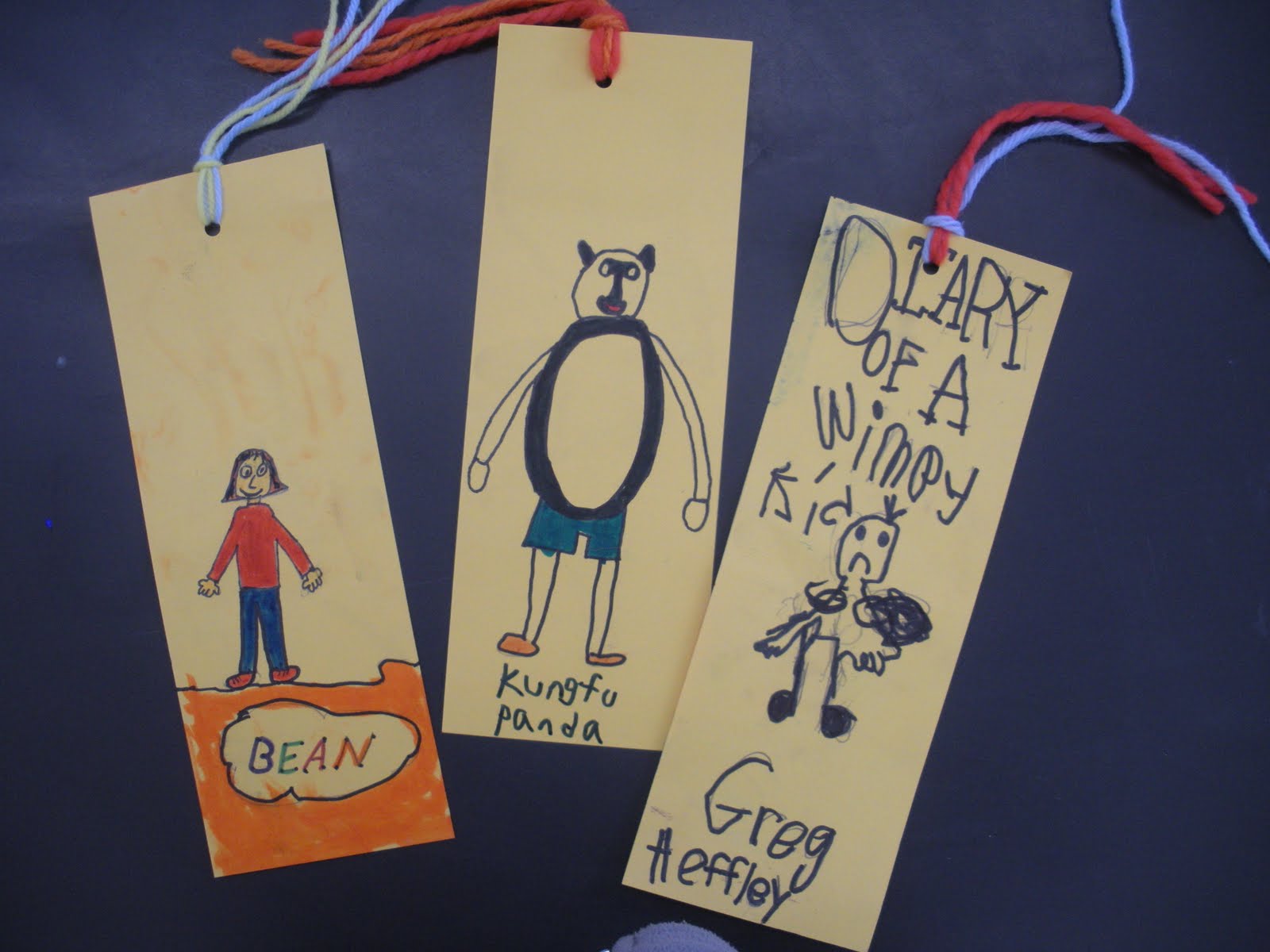 Center School Art: Children's Book Week Bookmarks