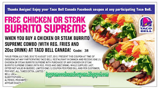 Free Promo Codes and Coupons 2023: Taco Bell Coupons