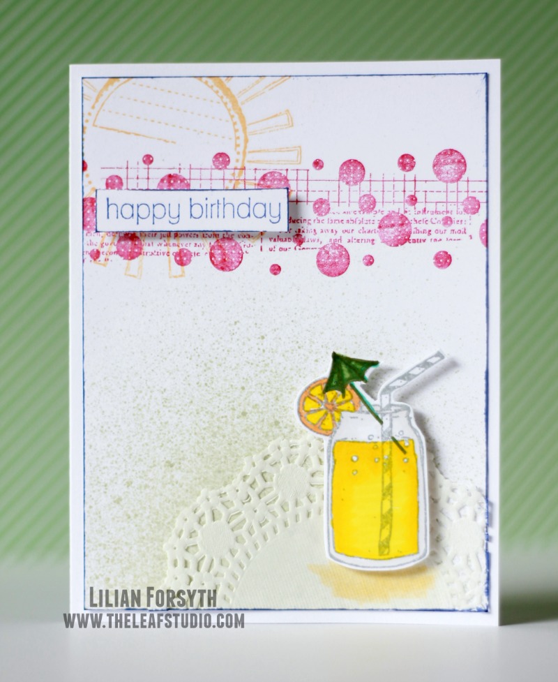 Foto Inspiration {Fri}: Summer Birthday Card - The Leaf Studio