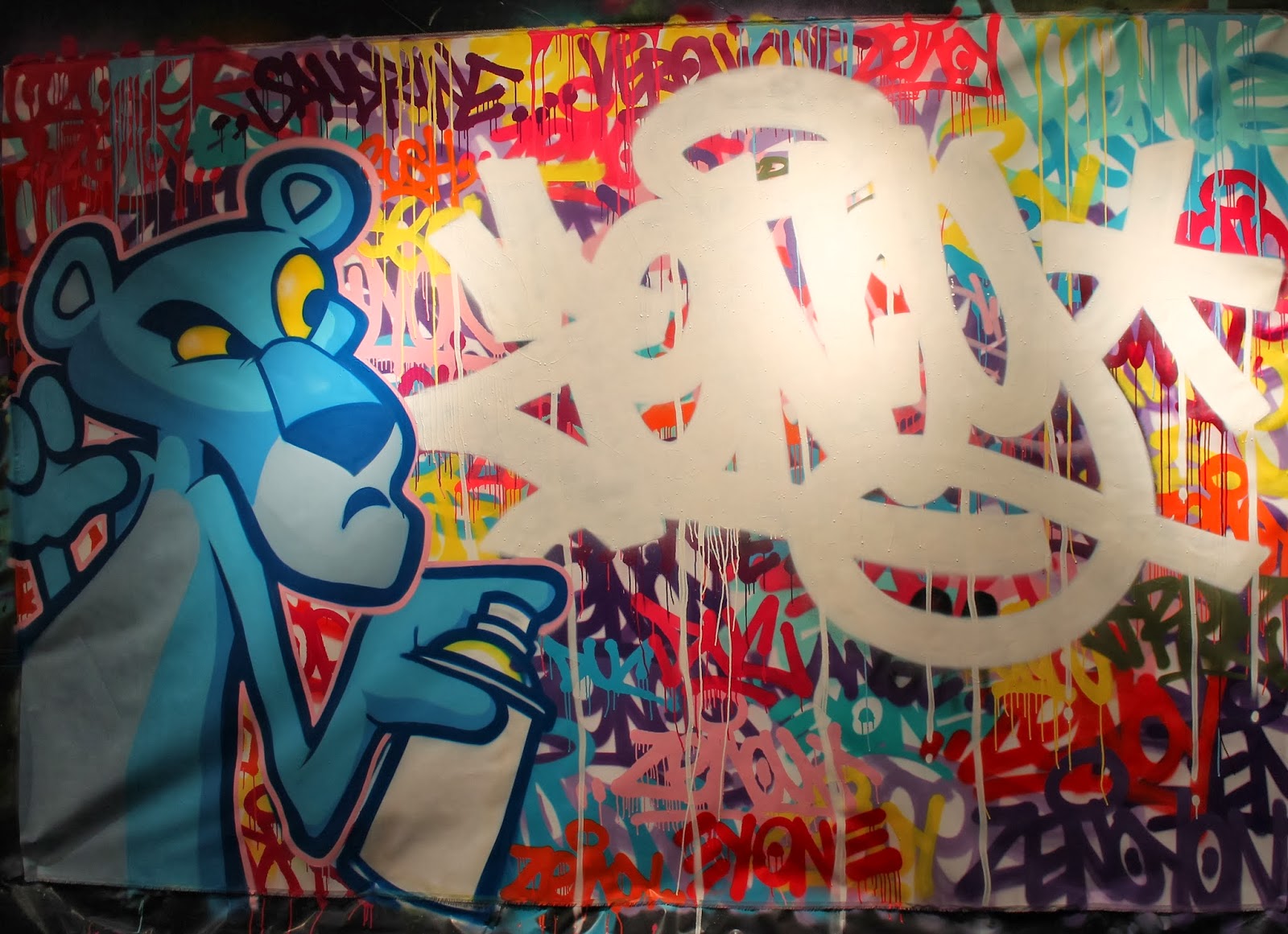 LEZARTS URBAINS - STREET ART: ZENOY - PERFORMANCE CHEZ ARTCURIAL PARIS ...