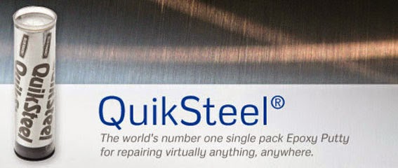 Metal Epoxy Putty Bonding Agent QuikSteel : QuikSteel - It's magic