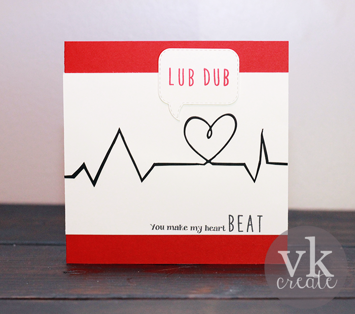 VK Create: MCT Inspiration Wednesday: Heartbeat Card