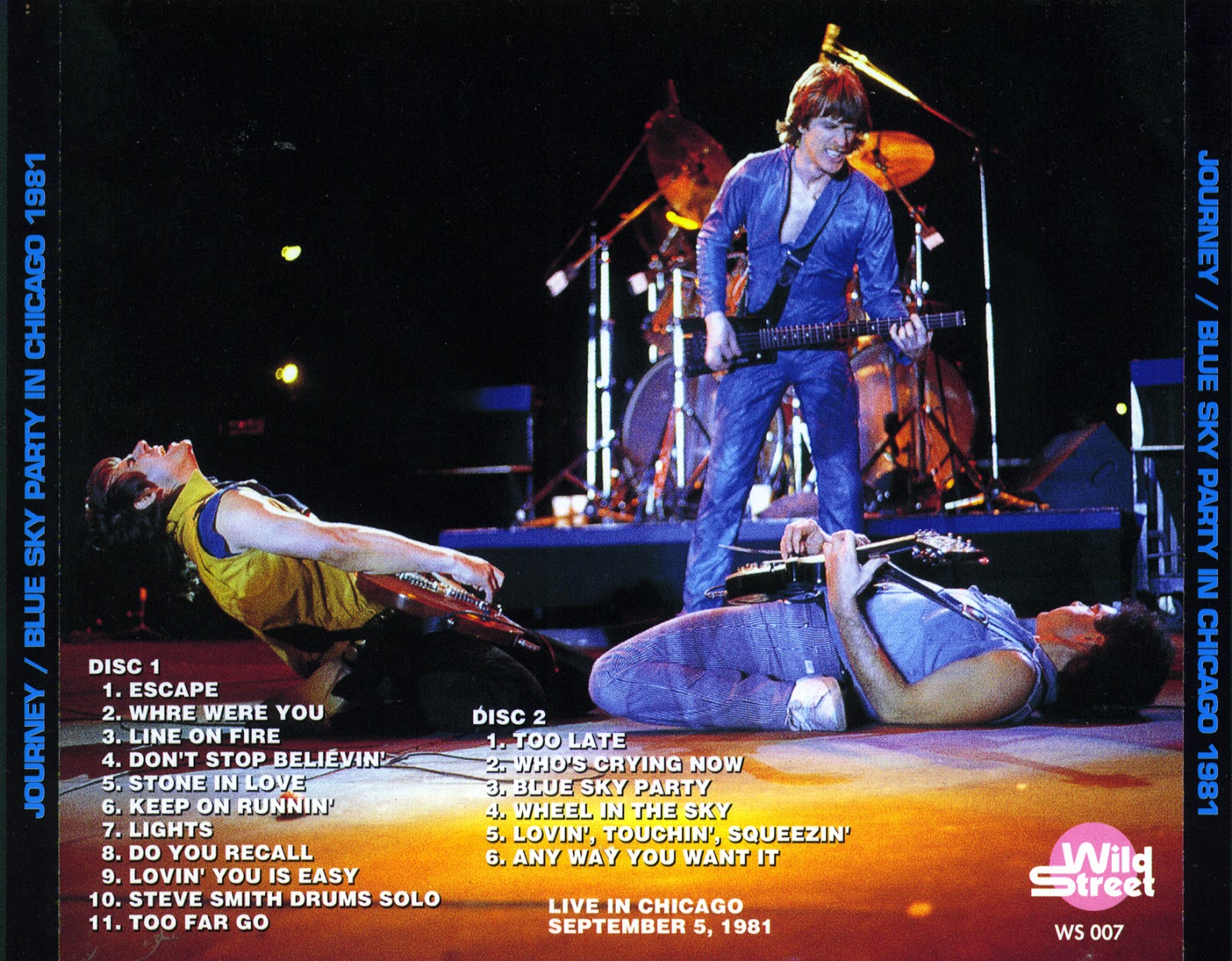 Bootradr's Blind Boot Blog: Journey: 1981-09-05 East Troy, WI (FLAC_SB ...