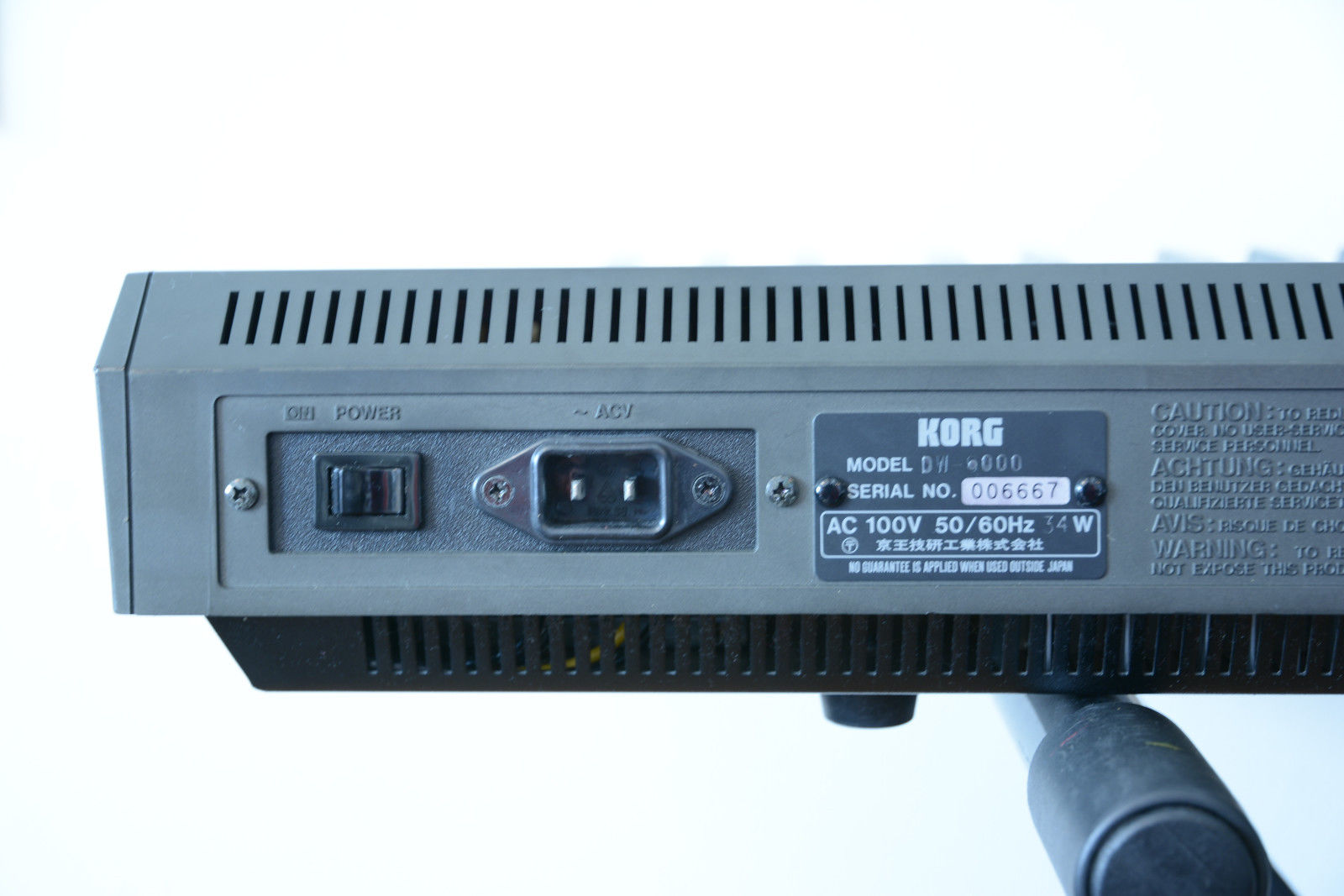 MATRIXSYNTH: Korg DW-6000 Programmable Digital Waveform Synthesizer ...