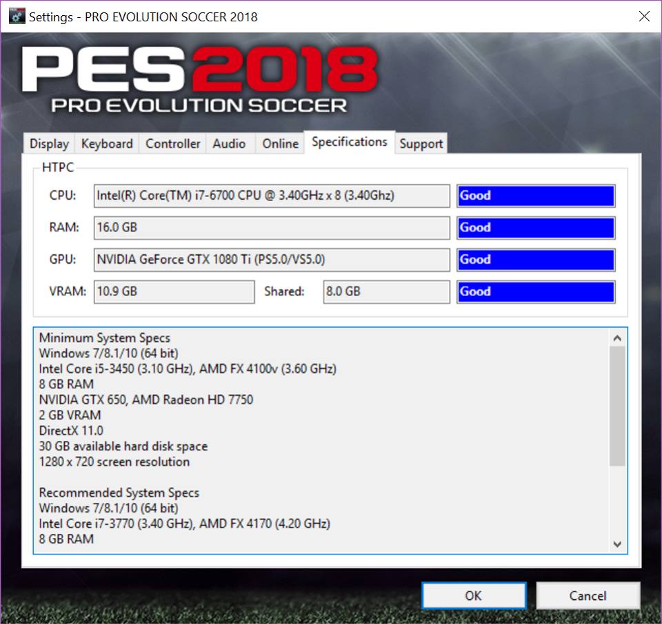 PES 2018 Settings ~ PES-ID | Download Gratis Patch PES Terbaru dan ...