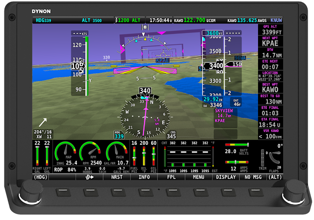Dynon Preflight Brief: 10" SkyView HDX Displays now Shipping