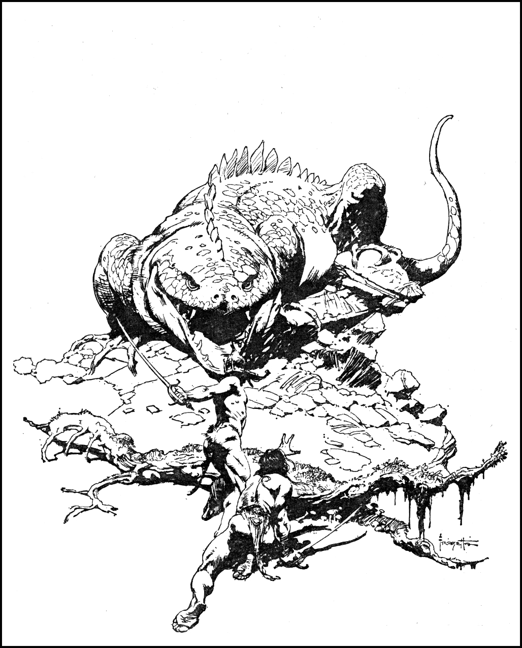 The Geeky Nerfherder: The Art Of Barsoom: Frank Frazetta