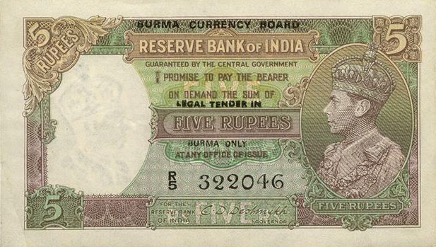 Banknotes of Burma