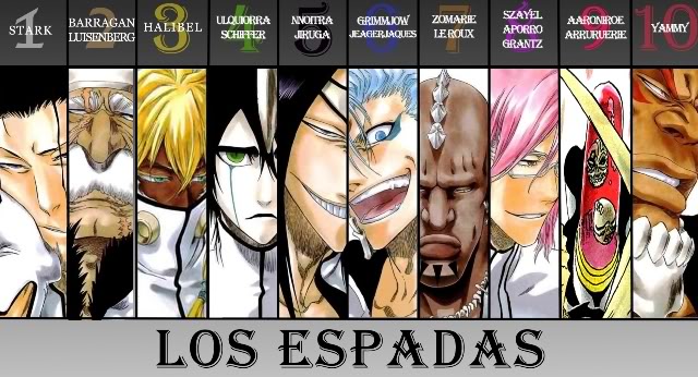 Bleach- Espadas: Espada N.9 Aaroniero Arruruerie