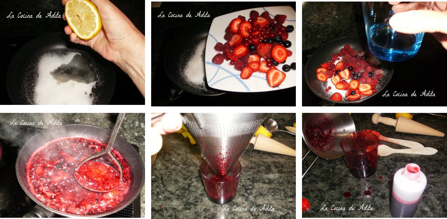 Coulis de frutas del bosque - La Cocina De adita