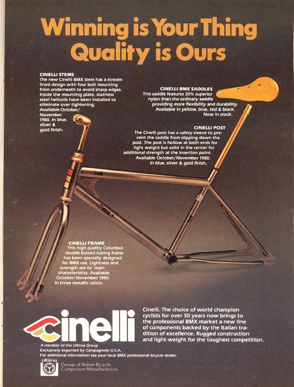 Cinelli Only: Cinelli BMX