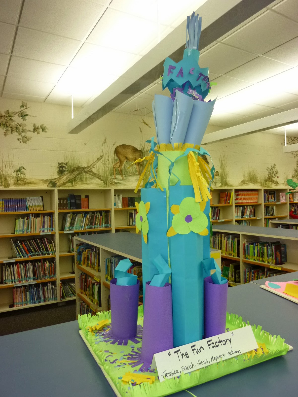 Mrs. Werner's Art Room: 5th Grade Collaborative Paper Sculptures